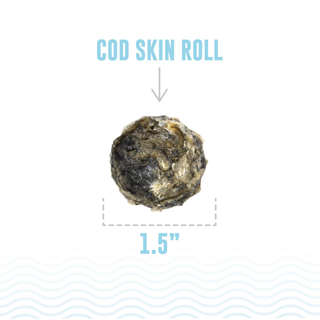Icelandic+ Cod Skin Rolls Dog Treats | Pet Oasis