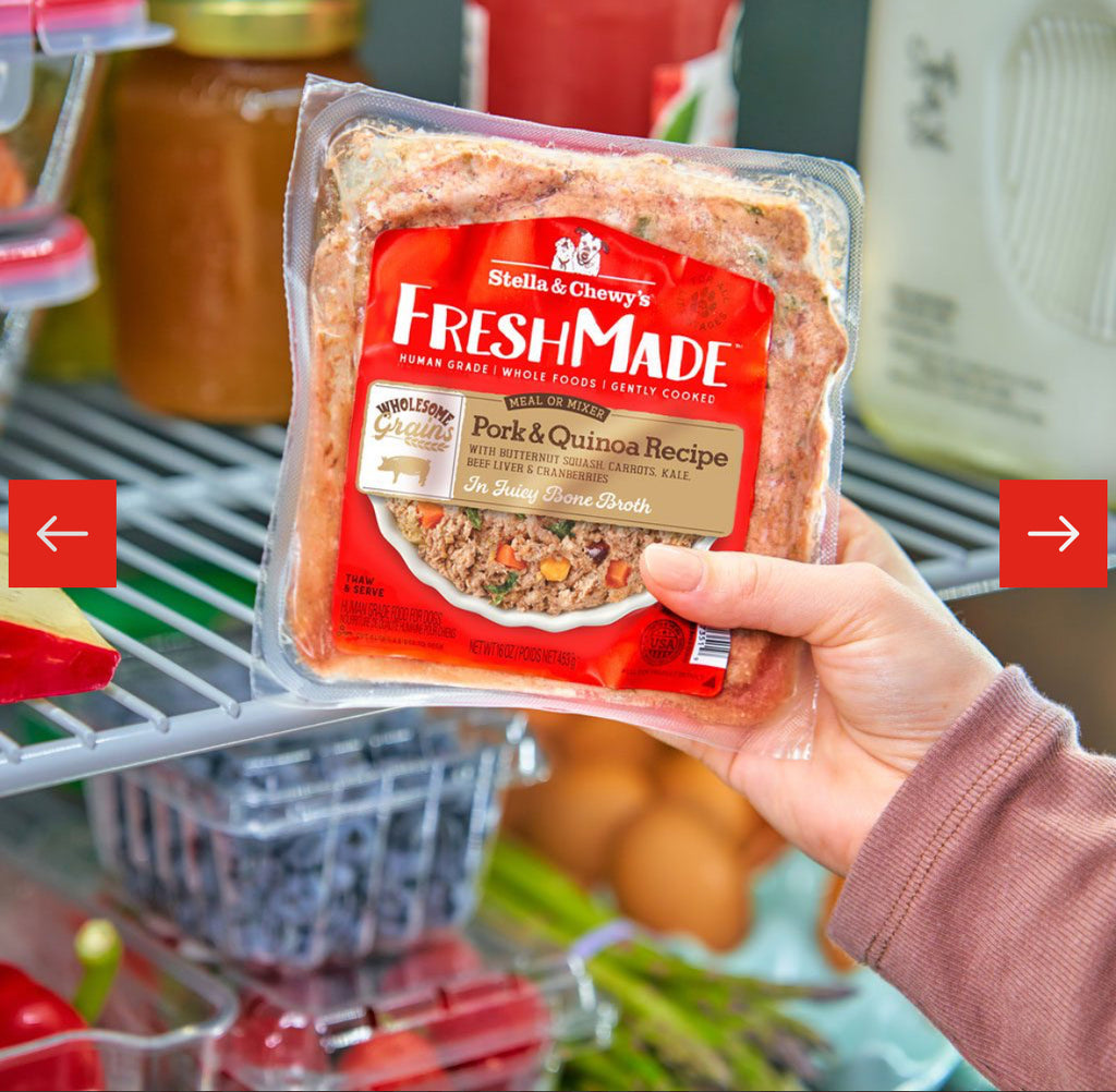 Stella & Chewy's Freshmade Pork & Quinoa Gently Cooked Dog Food | Pet Oasis