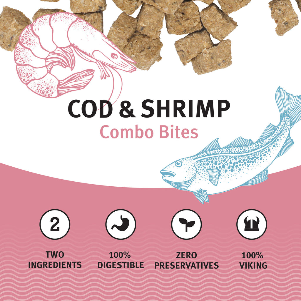 Icelandic+ Combo Bites Cod Shrimp Dog Treats | Pet Oasis
