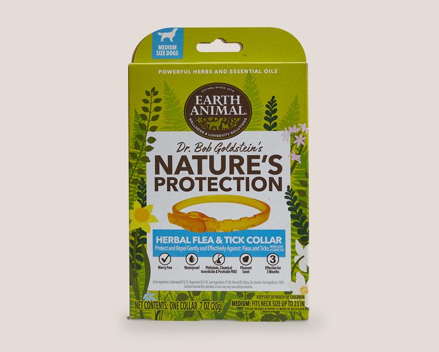 Earth Animal Nature's Protection Flea & Tick Herbal Collar For Dogs ...