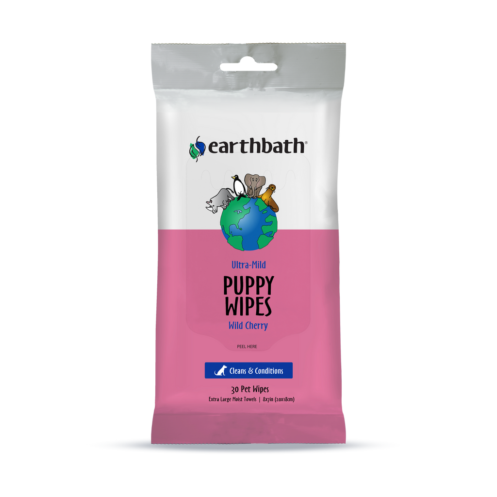 Earthbath Ultra Mild Puppy Wipes - 30 count | Pet Oasis